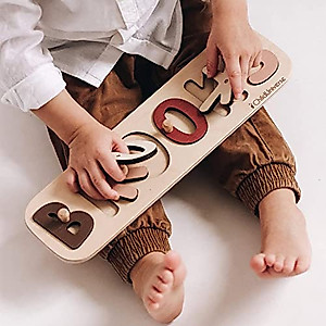 Wooden Toddler Clothes Hangers Baby Hangers Clothing Rack for Nursery Kids Room Decor Montessori Furniture Child Size Wardrobe Wood Toddler Gift (Set of 5 Hangers, copy, Natural)