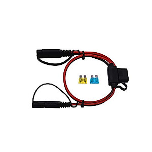 CUZEC 1.6FT/0.5m 16AWG SAE to SAE Extension Cable Quick Disconnect Wire Harness SAE Connector/SAE to SAE Heavy Duty Extension Cable (CU10370B)