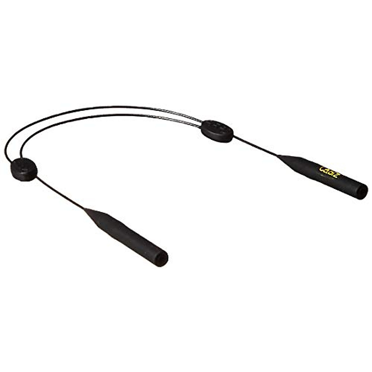 Cablz Skinnyz Original Eyewear Retainer | Black Stainless Cable Eyewear Retainer Strap | 14 inch - Extra Small End