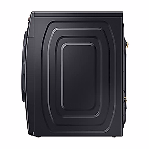 SAMSUNG 4.6 Cu Ft AI Smart Dial Front Load Washer, Large Capacity Machine, Stackable for Small Spaces, 28 Min Super Speed Clothes Washing, Energy Star Certified, WF46BG6500AVUS, Brushed Black