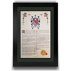 Mr Sweets Lapper Coat of Arms, Crest & History 11x17 Print - Name Meaning, Genealogy, Family Tree Aid, Ancestry, Ancestors, Namesakes - Surname Origin: English England