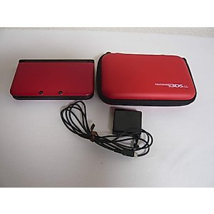 Nintendo 3DS LL Portable Video Game Console - Red & Black - Japanese Version (only plays Japanese version 3DS games)