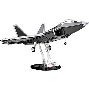 COBI Armed Forces Lockheed F-22 Raptor, Black & White