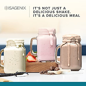 Isagenix IsaLean Shake - Meal Replacement Protein Shake Supports Healthy Weight & Muscle Growth - Protein Powder Enriched with 23 Vitamins - Creamy Dutch Chocolate, 30.1 Oz (14 Servings)