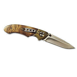 Jantz USA Fallow Locking Liner Folder Kit For Knifemaking, Includes High Carbon Stainless Steel Blade And Accessories To Make A Folding Knife