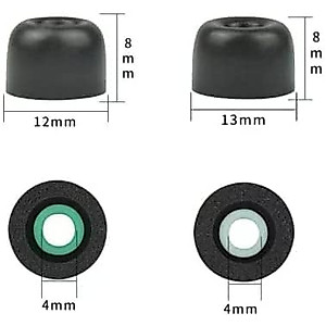 Zotech 6 Pairs Replacement Silicone and Memory Foam Ear Tips for Sony WF-1000XM4 / WF-1000XM3 (3 Pair Silicone and 3 Pair Foam) S/M/L