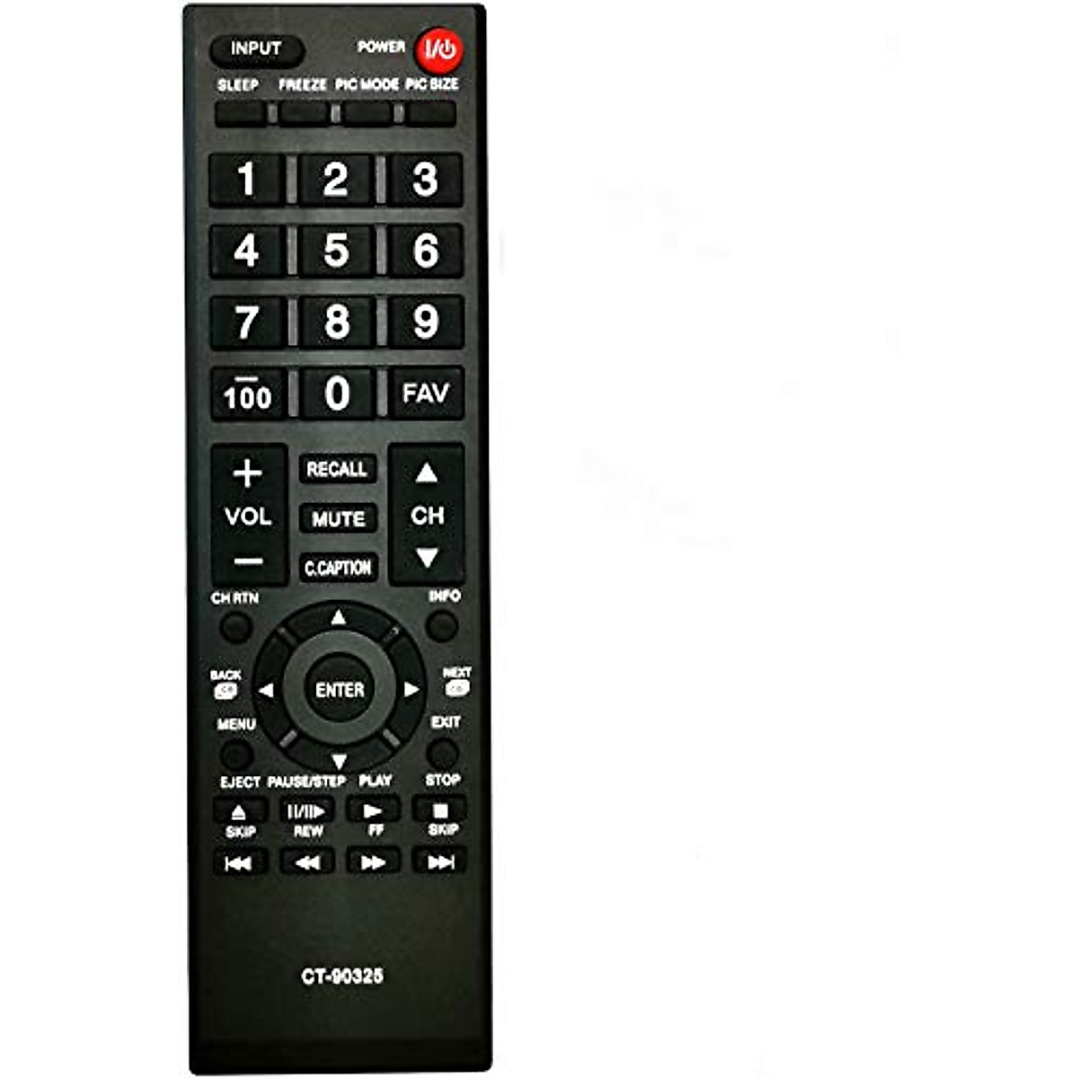 Universal Remote Control for Toshiba TVs Replacement Remote for All Toshiba LCD LED 3D HDTV 4K UHD Smart TV Remotes