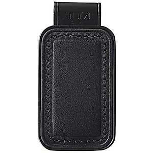 TUMI - Nassau Monogram Patch Money Clip Wallet for Men - Black Smooth