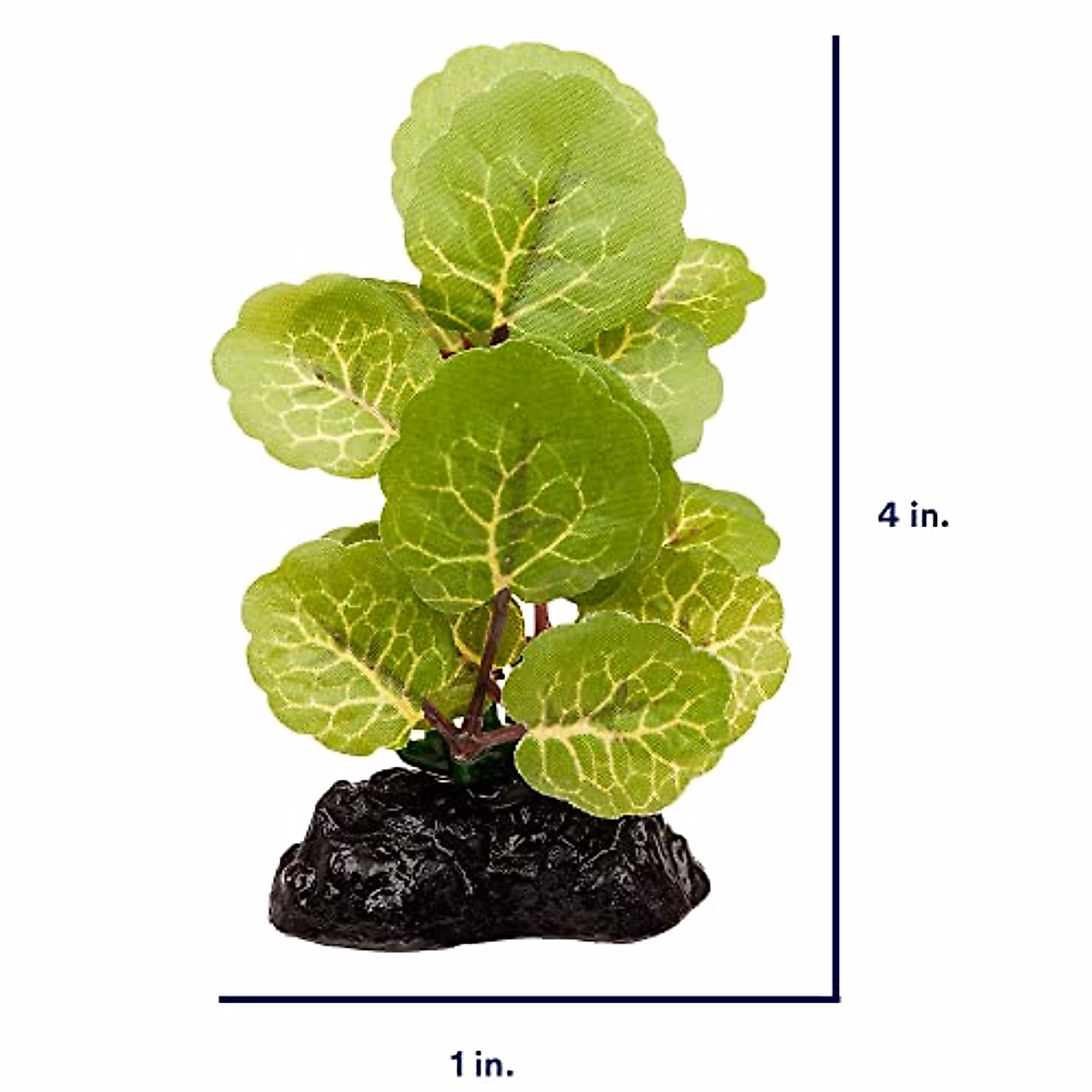 imagitarium Inline Betta Aquarium Plant, 2" L X 1" W X 4" H