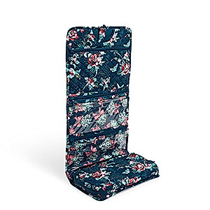 Vera Bradley Women's Cotton Hanging Travel Organizer, Rose Toile - Recycled Cotton, One Size
