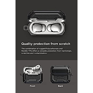 VRS Design Terra Guard Fit Airpods Pro Case for Apple Airpods Pro 2nd Generation (2022)