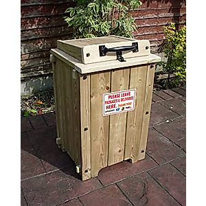 Bestylez Please Leave Packages Deliveries Here - Bestylez Delivery Sign for Outdoor Use 12" * 8" (153)