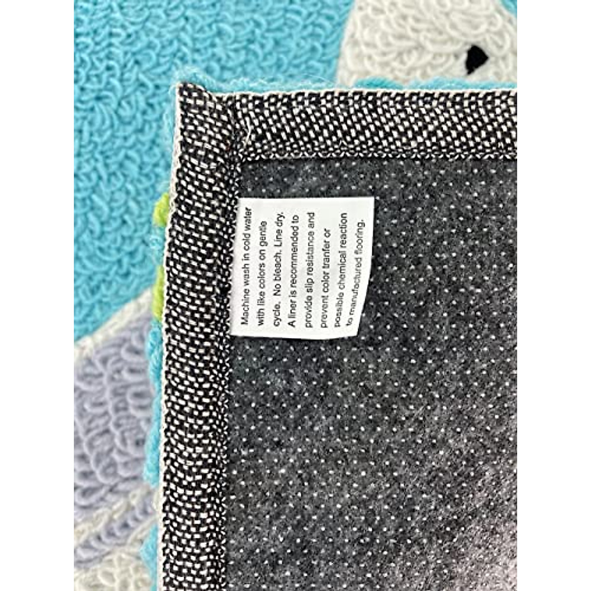 Jellybean Egret Coastal Indoor/Outdoor Machine Washable 21" x 33" Accent Rug