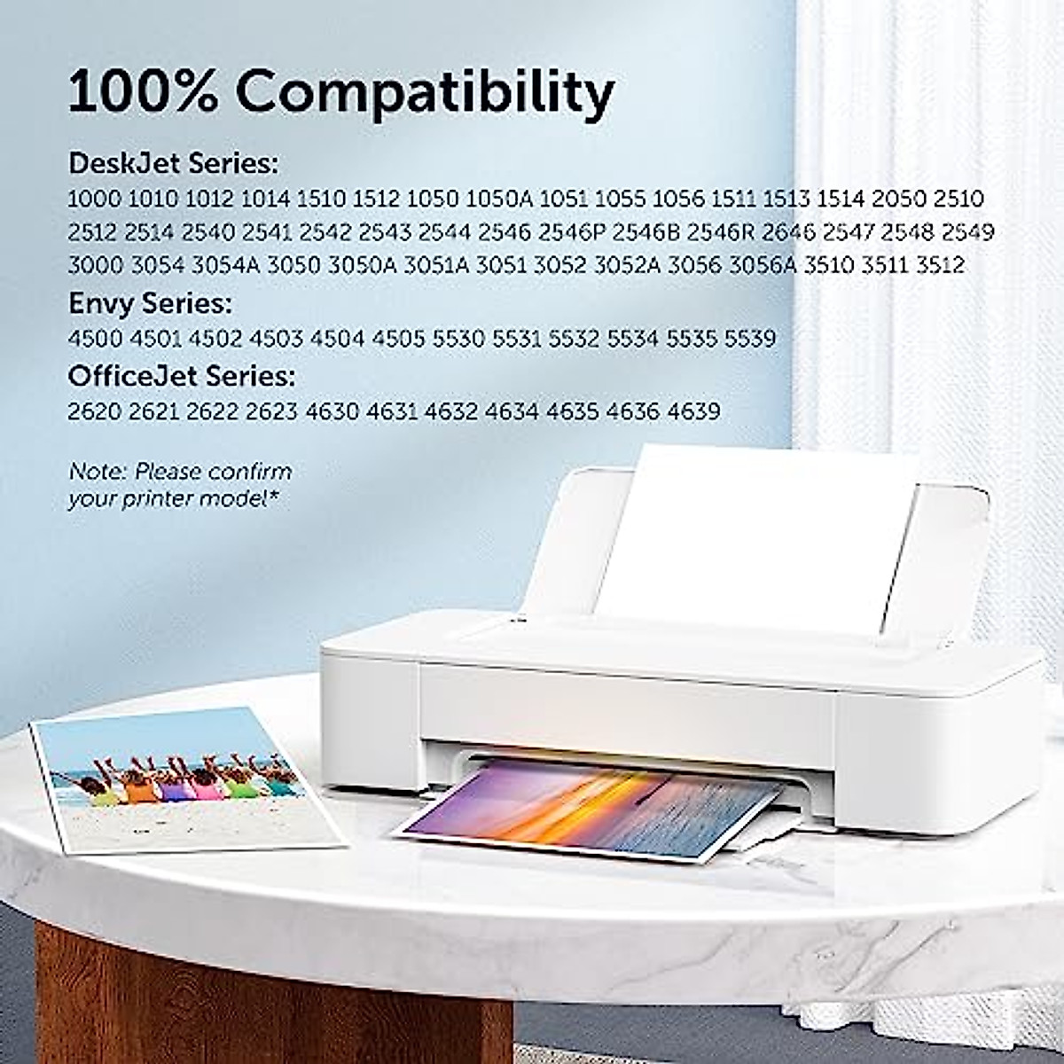 61XL Black Ink Cartridge High Yield Compatible for HP 61 XL Ink Work with HP Envy 4500 4502 5530 5535 5534 Officejet 4630 4635 Deskjet 1000 1010 1510 Printer Remanufactured (2 Pack)