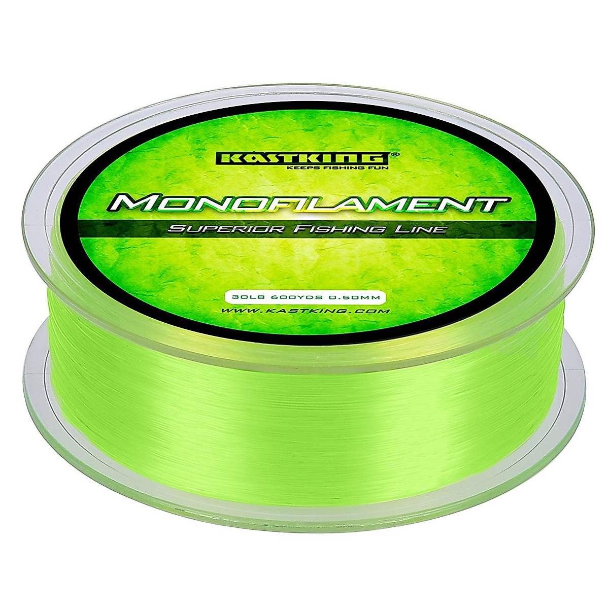 KastKing Premium Monofilament Fishing Line, Sunrise Yellow,300Yds,12LB