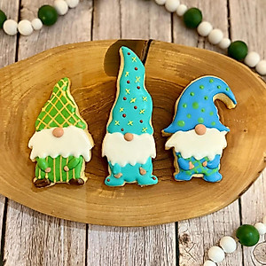 KAISHANE Gnome Cookie Cutter Shapes for Baking Stainless Steel Christmas Biscuit/Pastry Cutters for Xmas/Holiday