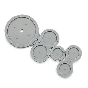 New Silicone Conductive Rubber Pads D-Pad Button for GBA SP （1Set）