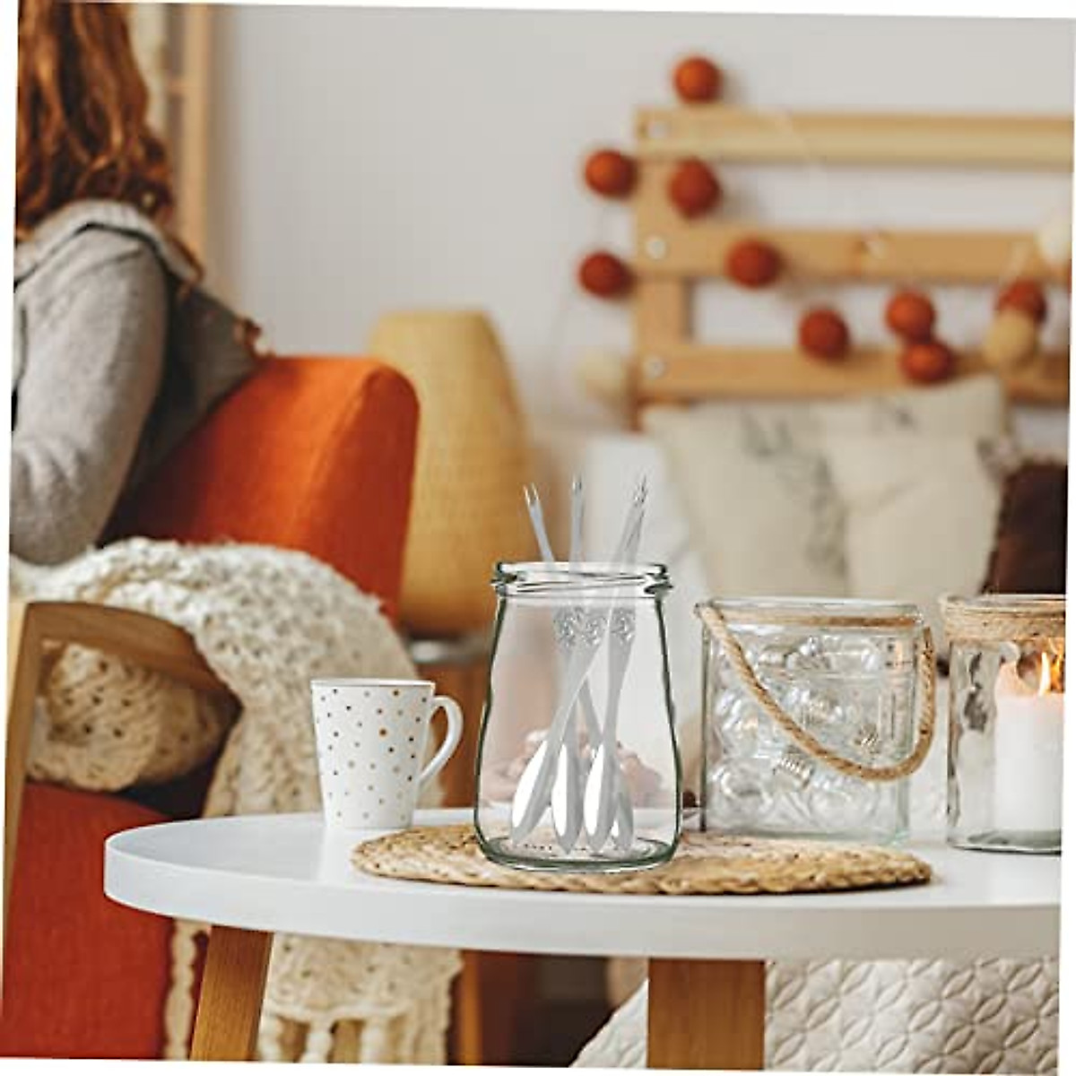 DOITOOL 5pcs Stainless Steel Crab Fork Stainless Steel Lug Nuts Fork and Spoon Set Cocktail Tools Stainless Steel Set Walnut Opener Tool Lobster Crackers Crab Fork Tool Crab Peeling Tools