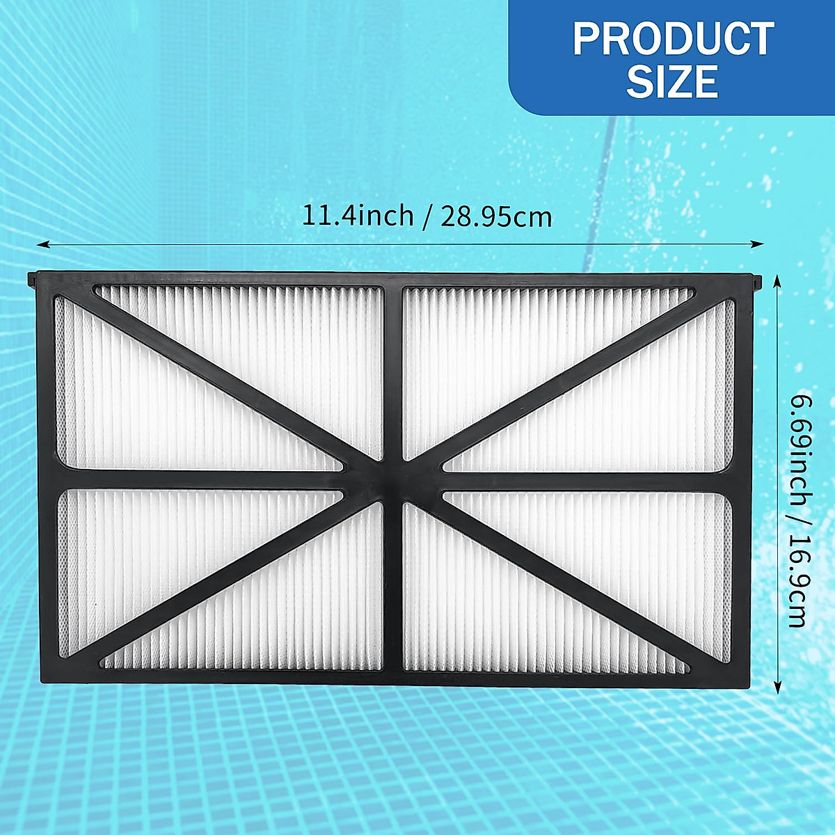 deawater 4PCS RCX70101 Filter Cartridge Refill Kit Set for Hayward Robotic AquaVac, TigerShark and SharkVac Pool Cleaners Maytronics Part