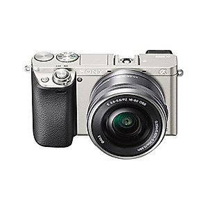 Sony Alpha a6000 Mirrorless Digital Camera with 16-50 mm Lens 24.3MP (Silver)