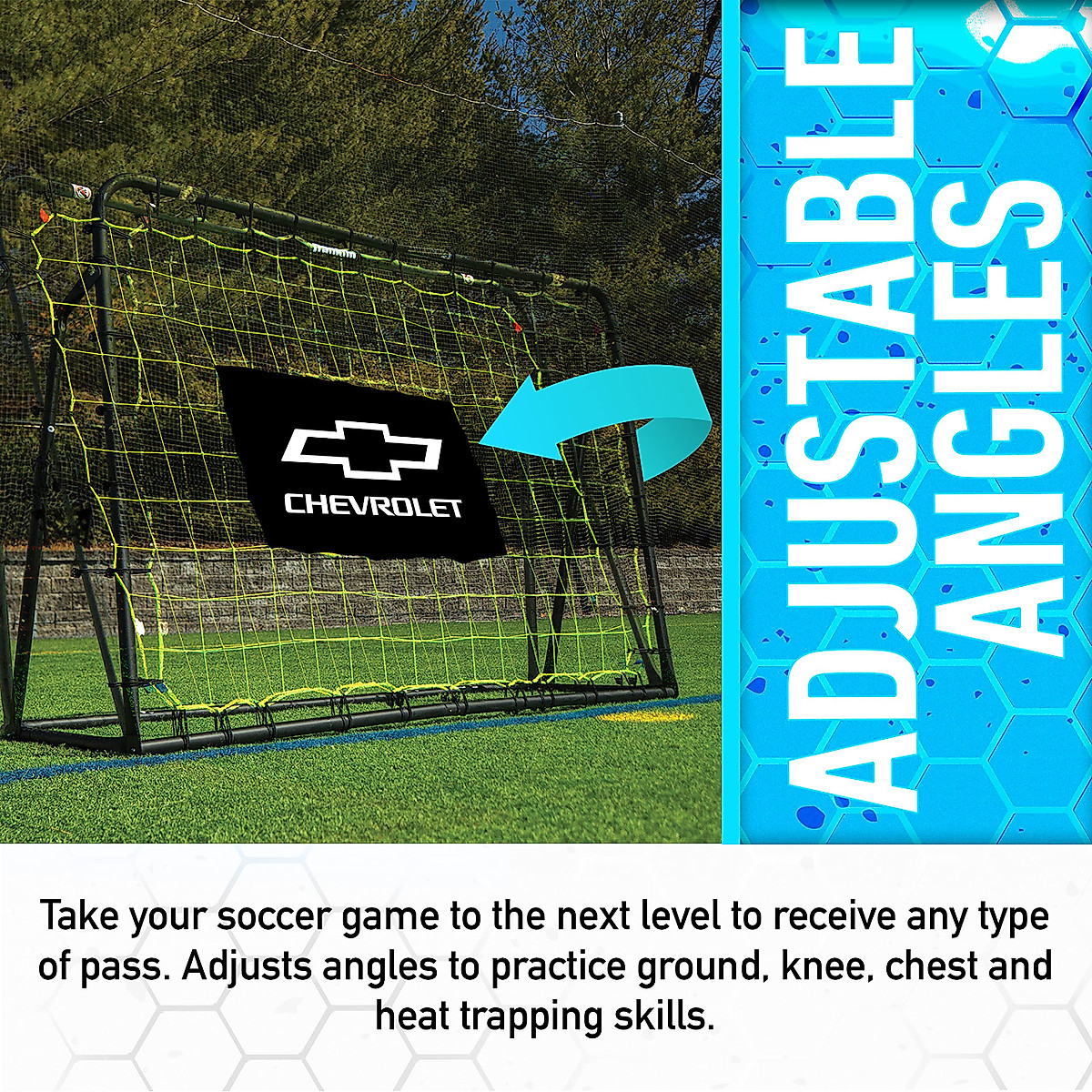 Franklin Sports Soccer Rebound Net - Training Soccer Net - Perfect for Backyard Soccer Practice - Portable 6'x4' Net with Steel Frame - Black