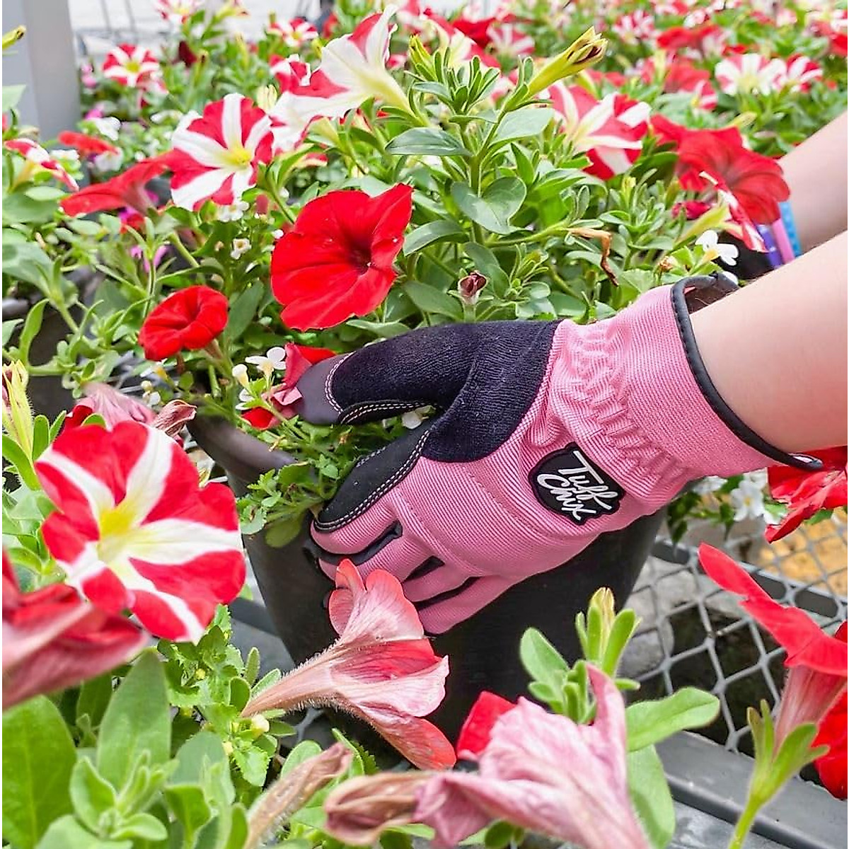 Ironclad Tuff Chix Women's Work Gloves TCX, Designed for Women's Hands, Performance Fit, Durable, Machine Washable, (1 Pair), X-LARGE Pink