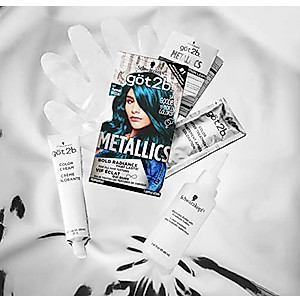 Got2b Metallics Permanent Hair Color, M77 Mermaid Green