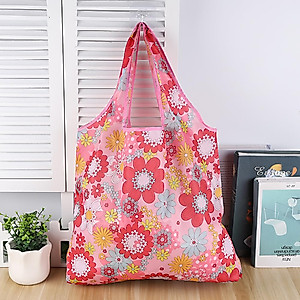 Reusable Grocery Bags,Reusable Shopping Bags,Cute Tote Bags for Grocery Shopping
