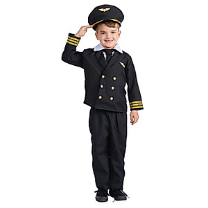 Pilot Boy Jacket Costume Set - Small 4-6
