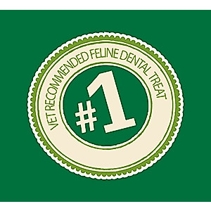 FELINE GREENIES Natural Dental Care Cat Treats Oven Roasted Chicken Flavor, 5.5 oz. Pack