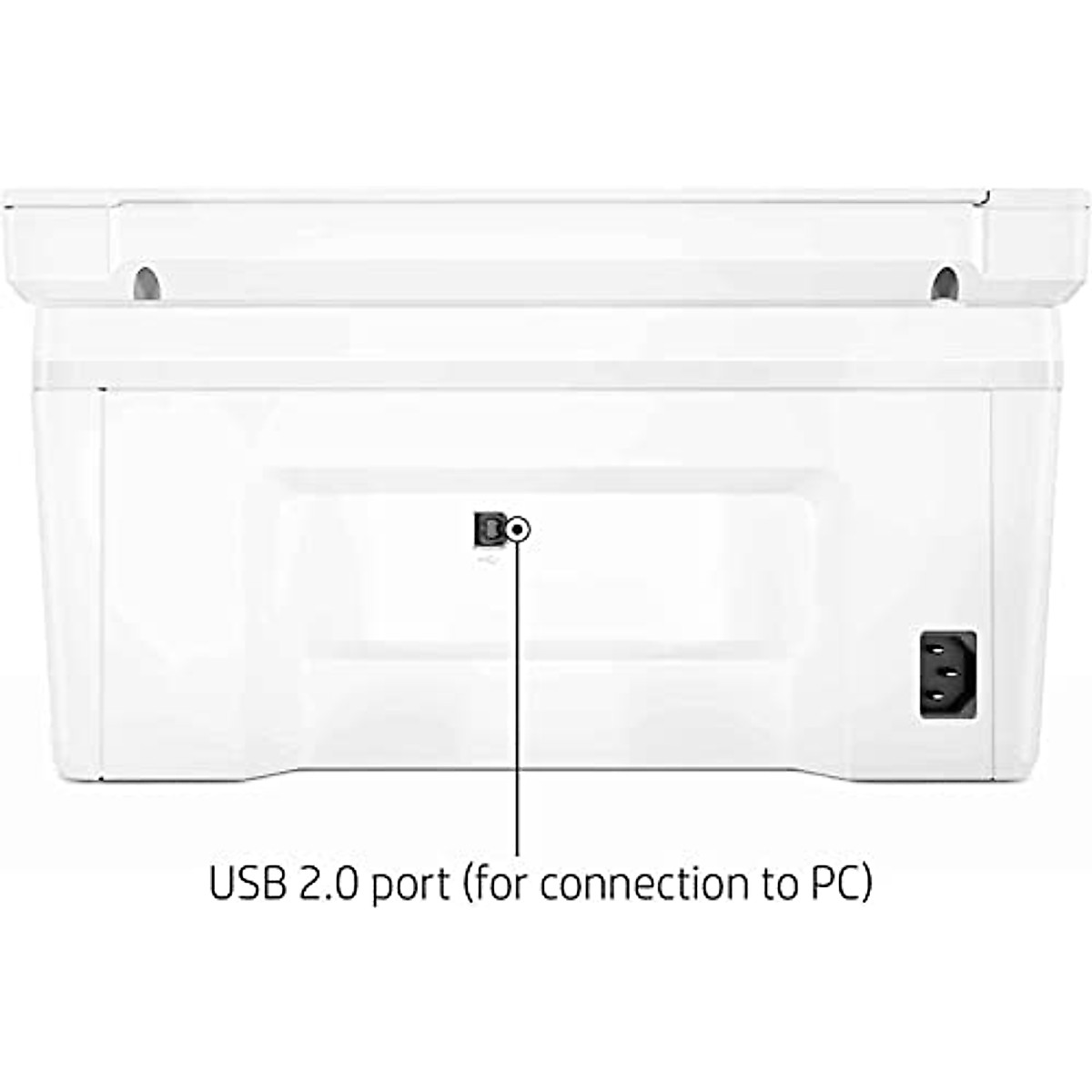 HP Laserjet MFP M140we Wireless All-in-One Monochrome Laser Printer for Home Office, White - Print Copy Scan - 21ppm, 600 x 600 dpi, and Bonus 6 Months Instant Ink, Cbmou Printer_Cable