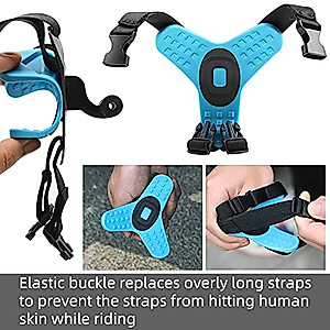 SUREWO Motorcycle Helmet Chin Strap Mount for GoPro Hero 11/10/9/8/7/(2018)/6/5 Black,DJI Osmo Action 3/2,Insta360 ONE R,AKASO/Campark/YI and More