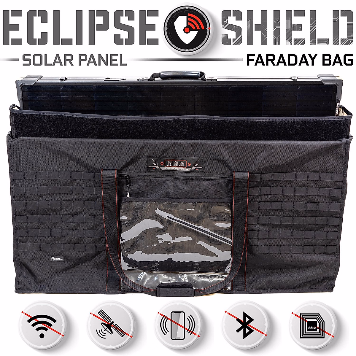 Mission Darkness EMP Protection Faraday Bag Collection Includes Military-Grade XL Faraday Bags for Generators and Solar Panels // RF Shielding, EMP/CME Protection, Preparedness, Security