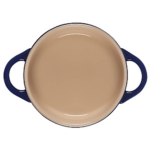 Eiffel Tower Stoneware Mini Cocotte - Indigo