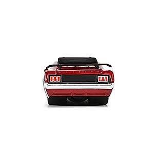 Big Time Muscle 1:24 1970 Ford Mustang Boss 429 Die-cast Car Candy Red, Toys for Kids and Adults