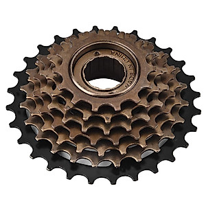 VGEBY1 Bike Freewheel, Bike Cassette Flywheel Sprocket 7 Speed Freewheel for Mountain Bikes Cycling Replacement Accessory