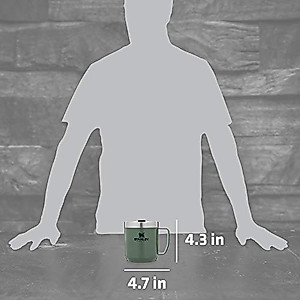 Stanley The Legendary Camp Mug 12oz Hammertone Green