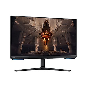 SAMSUNG Odyssey G70B Series 32-Inch 4K UHD Gaming Monitor, IPS Panel, 144Hz, 1ms, HDR 400, G-Sync and FreeSync Premium Pro Compatible, Ultrawide Game View (LS32BG702ENXGO)