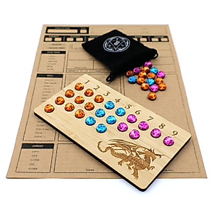 Dahan Dice Magic/Spell Tracker for Dungeons and Dragons (Mixed)
