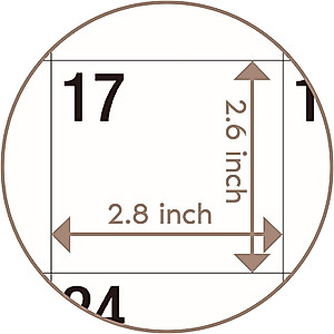 Nekmit Yearly Monthly Desk Pad Calendar, Wall Calendar for Planning, Ruled Blocks, Black