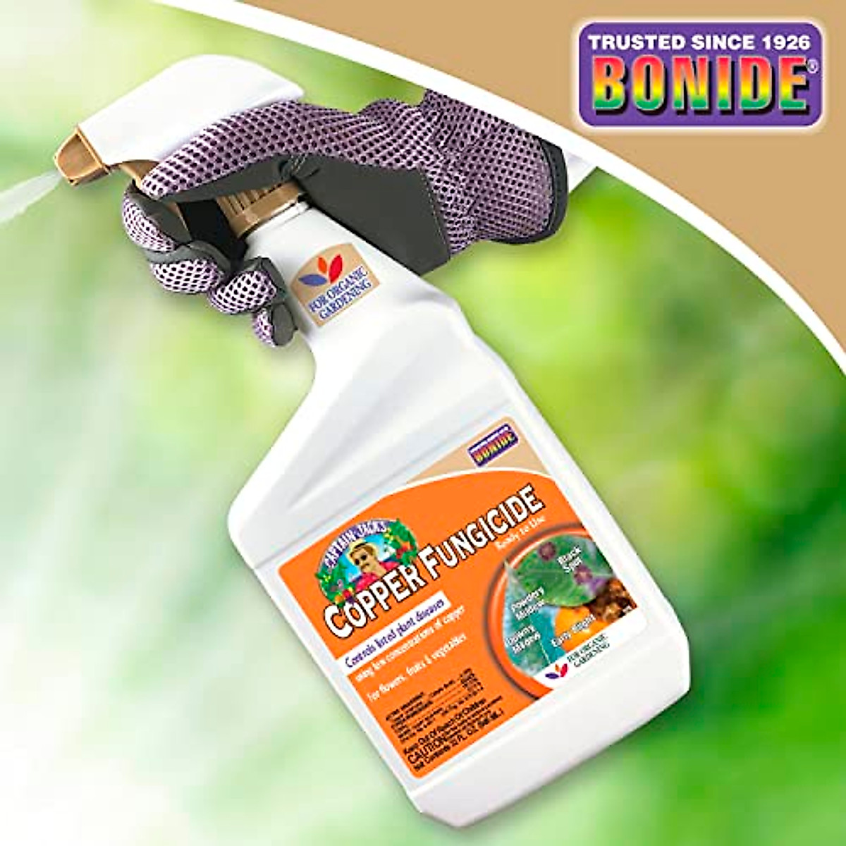 BONIDE PRODUCTS 775 Ready-to-Use Copper Fungicide, 32-Ounce [2-Pack]