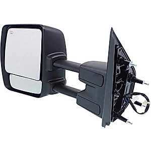 Garage-Pro Mirror Compatible with 2012-2021 Nissan NV1500, 2012-2021 NV2500 and 2012-2021 NV3500 Towing, Driver Side, Heated, Power Glass, Blind Spot Glass