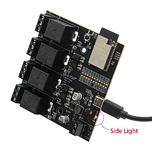 LILYGO TTGO T-Relay ESP32 Wireless Module DC 5V 4 Groups Relay Development Board 4MB Flash WiFi BLE Remote Switch Control
