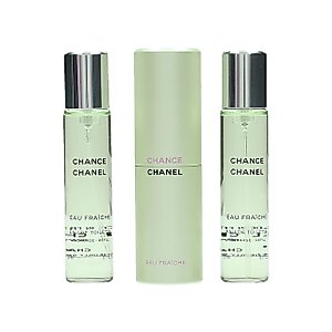Chanel Chance Eau Fraiche Eau De Toilette Purse Spray for Women 3 X 0.7, 2.1 Fl Oz