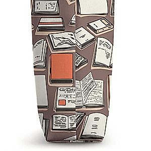 Library Book Lovers Literacy Ideas Reading Themed Brown Tote Bag