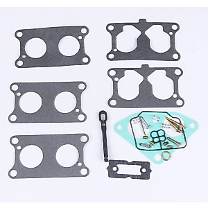 BH-Motor New Carburetor With Carb Repair Kit for Kawasaki Mule 3000 3020 3010 2001-2008 Replace # 15003-2766