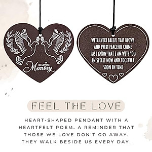 SOULSCAPE Memorial Wind Chime - 29" Sympathy Wind Chime for Loss of Loved One - Memorial Gift for Loss of Mother, Father, Son & Grieving Loved Ones - Unique Sympathy Windchime in Memory of a Loved One