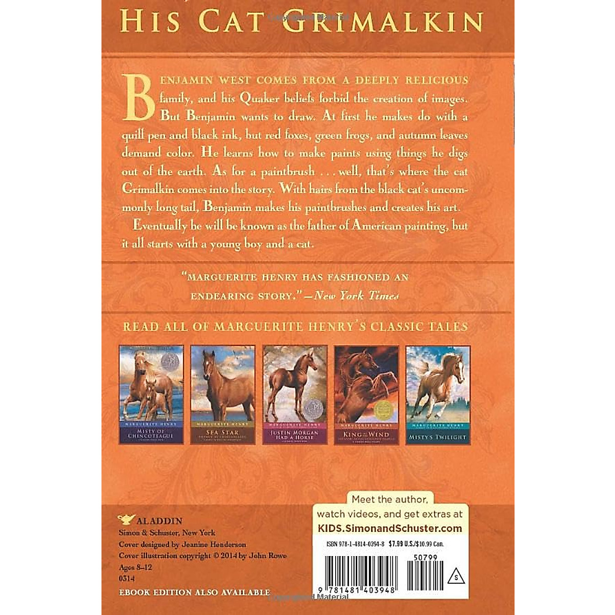 Benjamin West and His Cat Grimalkin