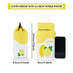 LUI SUI Girls Strawberry Milk Purse Cute Strawberry Milk Box Cross Body Bag Women Phone Wallet Shoulder Bags