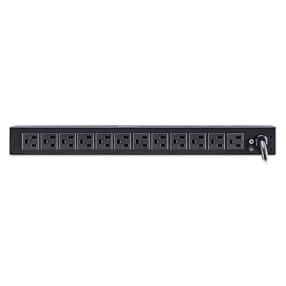 CyberPower PDU15M2F12R Metered PDU, 100-125V/15A (Derated to 12A), 14 Outlets, 1U Rackmount, 15 Foot Power Cord